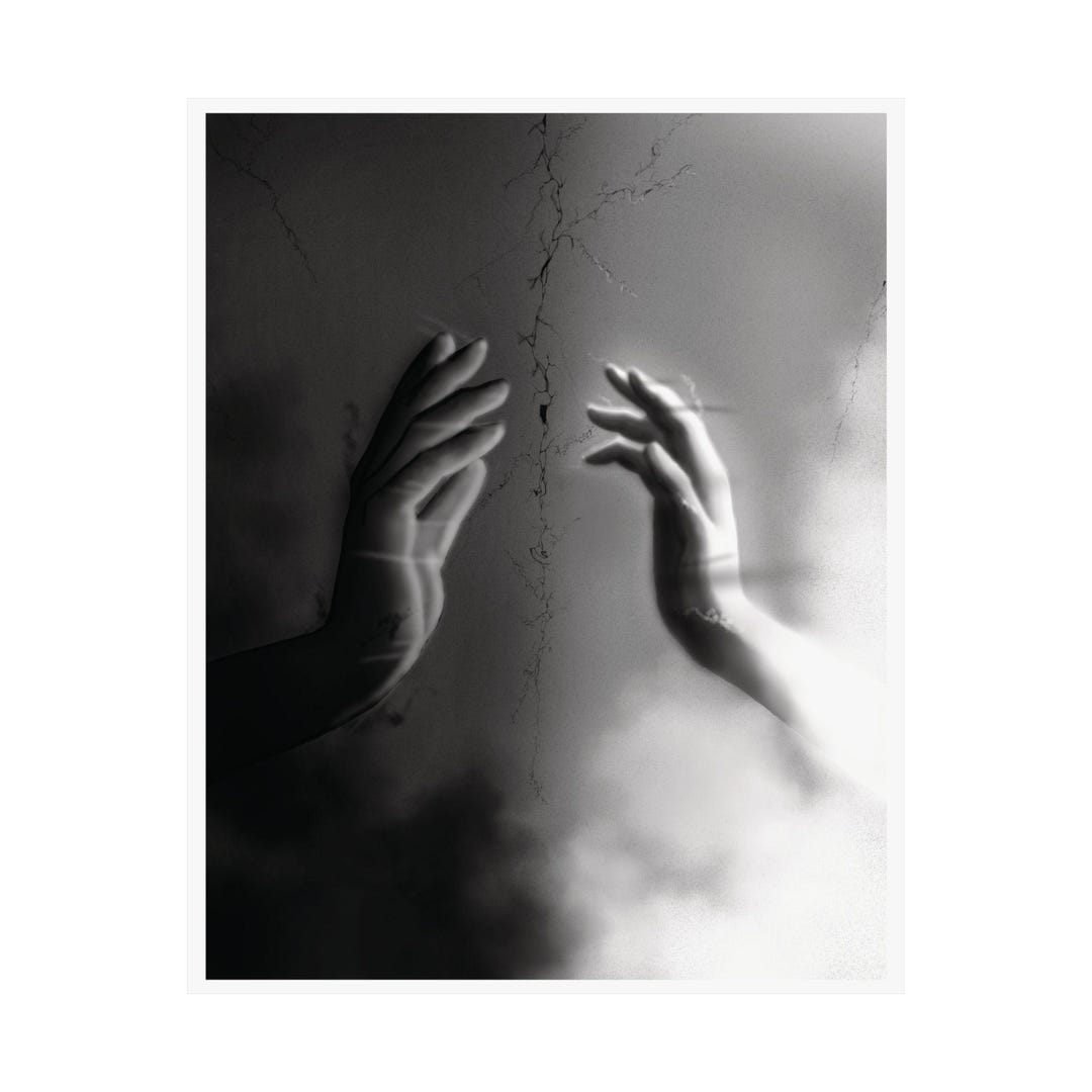 Abstract Hand Art Print: Dark Surrealist Giclée Poster - Etsy