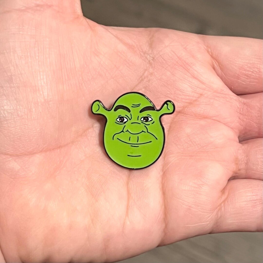 Shrek Enamel Pin - Disney Movie Ogre Metal Pin - Etsy