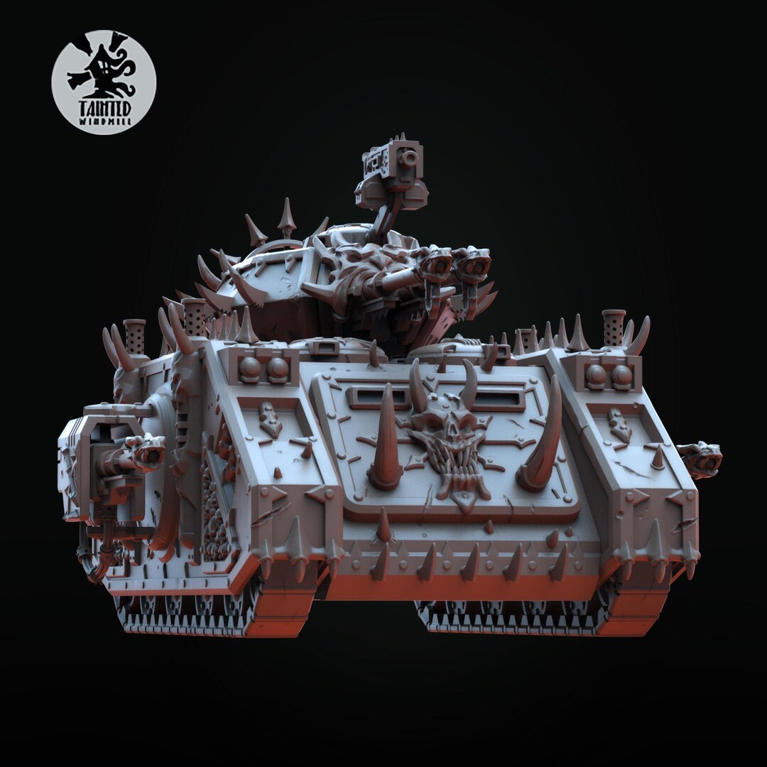 Marauder Fighting Vehicle Grimdark Skull Taker Tank - Etsy