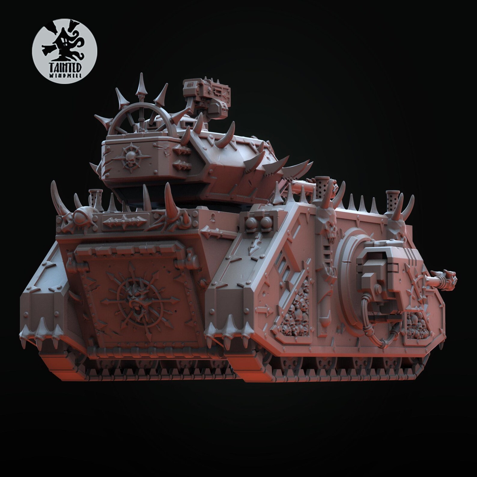 Marauder Fighting Vehicle Grimdark Skull Taker Tank - Etsy