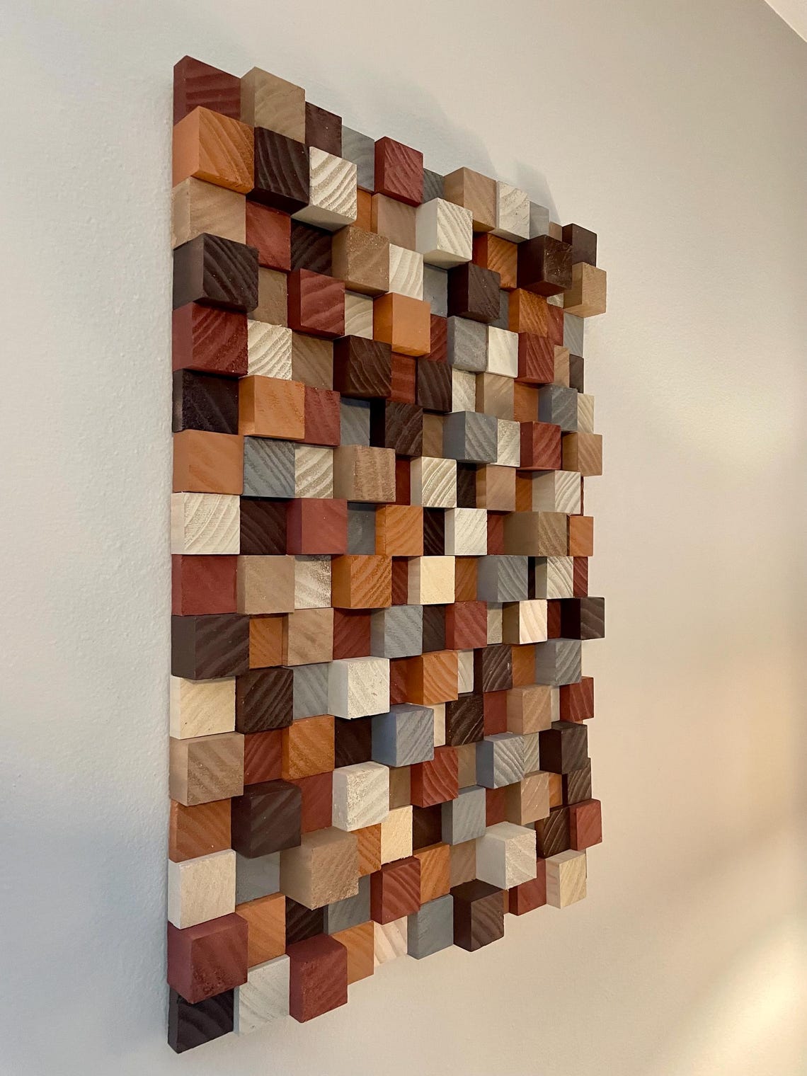 Handmade Wood Pixel Art Wall Décor | 24x18 - Etsy