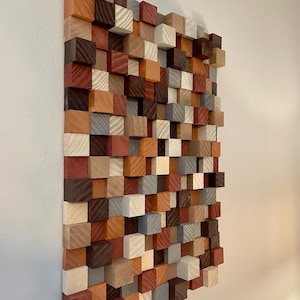 Handmade Wood Pixel Art Wall Décor | 24x18 - Etsy
