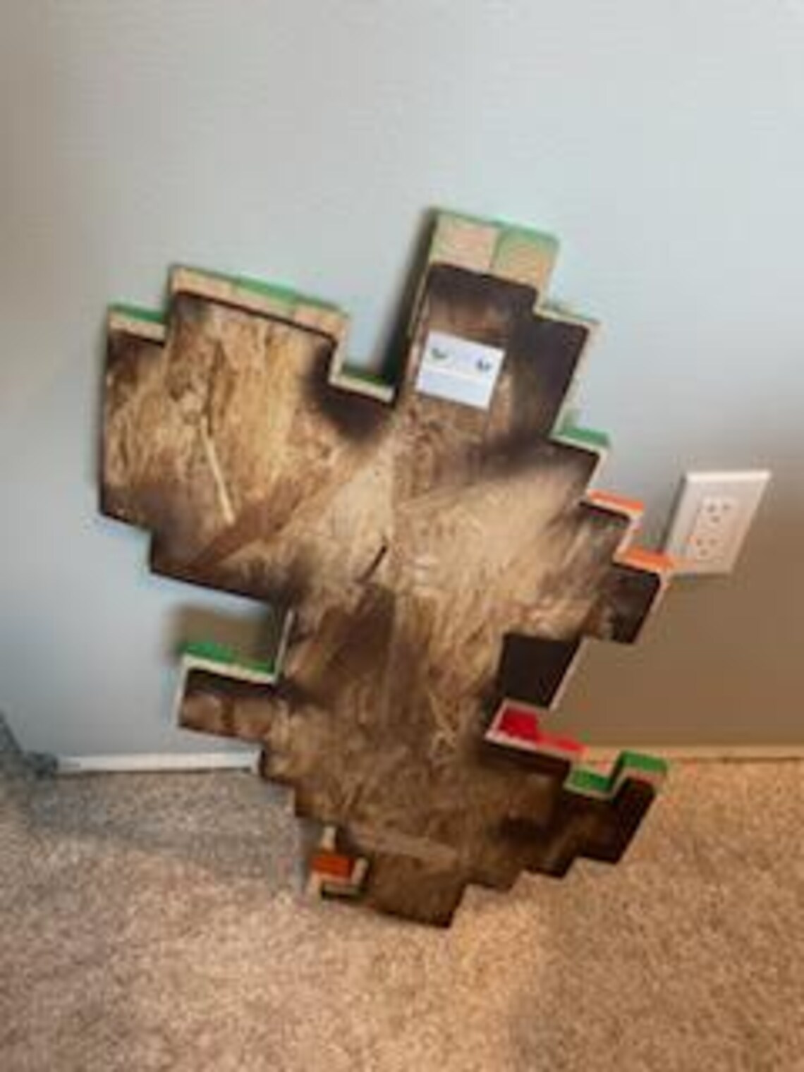 Handmade Wood Pixel Art Yoshi | 20x26 | Retro Video Game Art - Etsy
