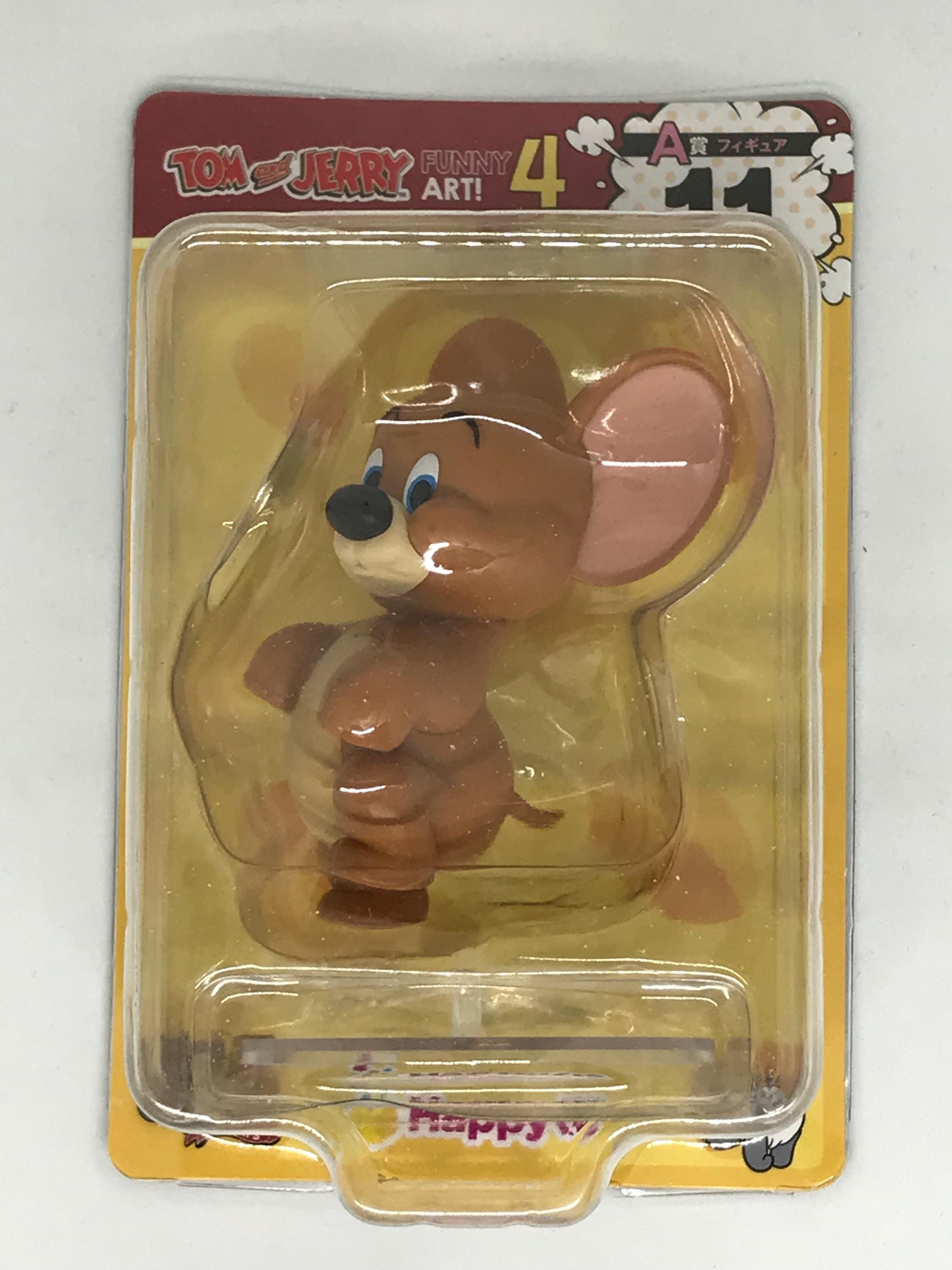 TOM & JERRY funny Art 4 jerry Turn Into Jumbo Original Figure Japan new ...