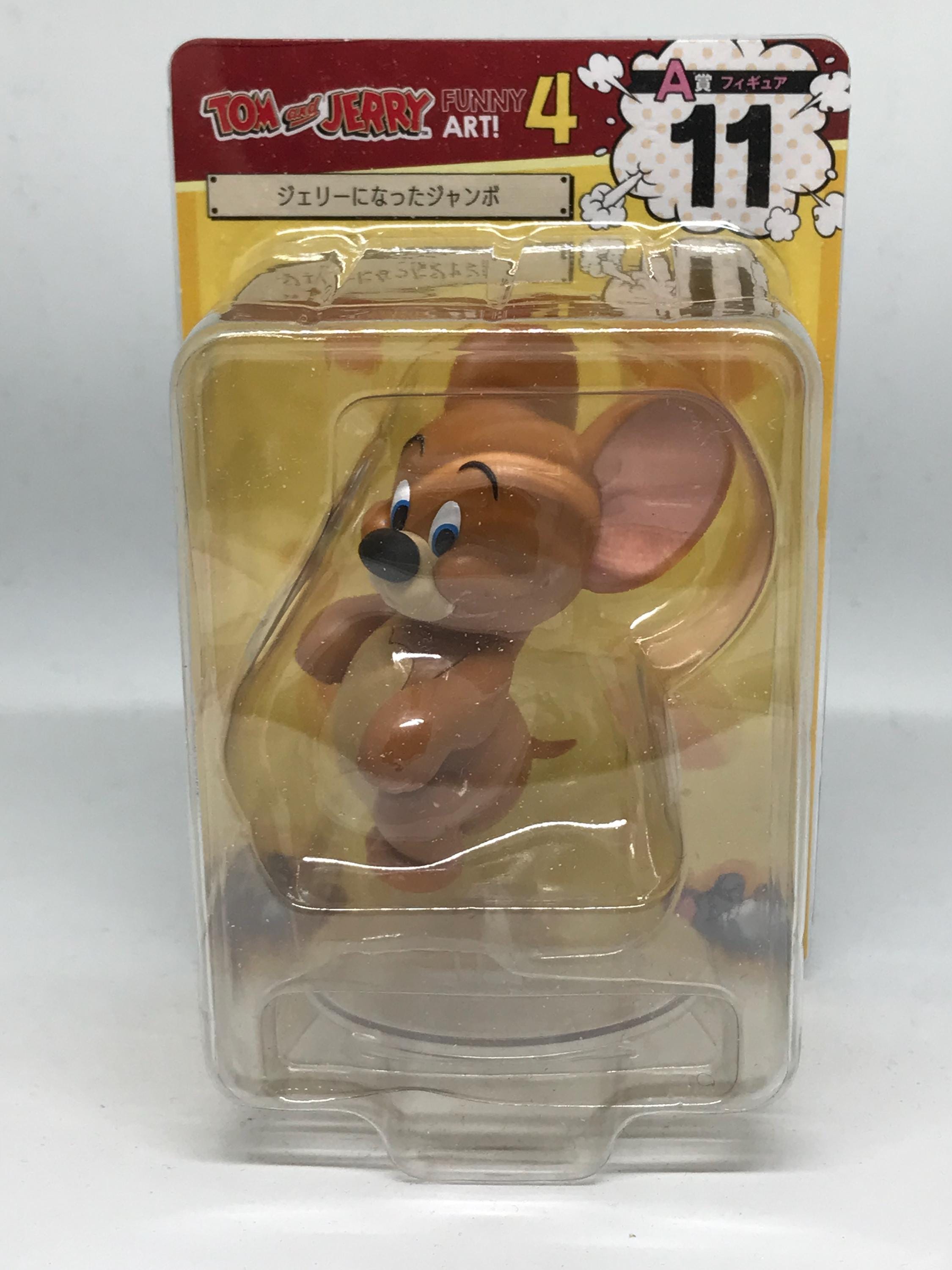 TOM & JERRY funny Art 4 jerry Turn Into Jumbo Original Figure Japan new ...