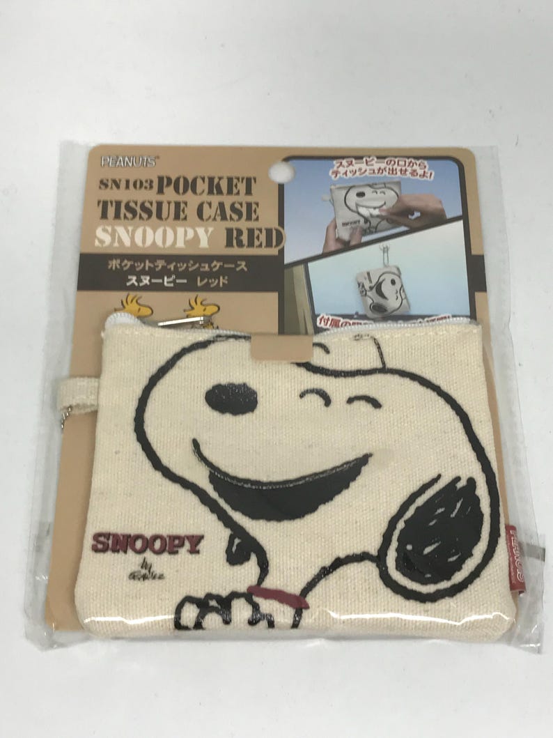 PEANUTS SNOOPY ~ SNOOPY Pocket Tissue Case ~ Original & Official Item ...