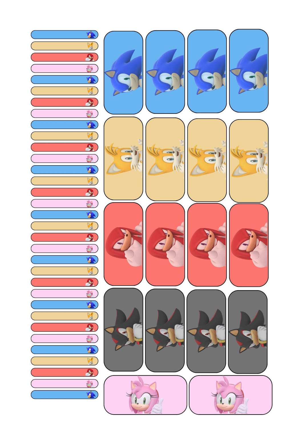 SONIC LABELS TEMPLATE - Etsy