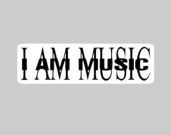 3" I AM MUSIC Sticker, I Am Music Logo , Playboi Carti , Vinyl Die Cut ...