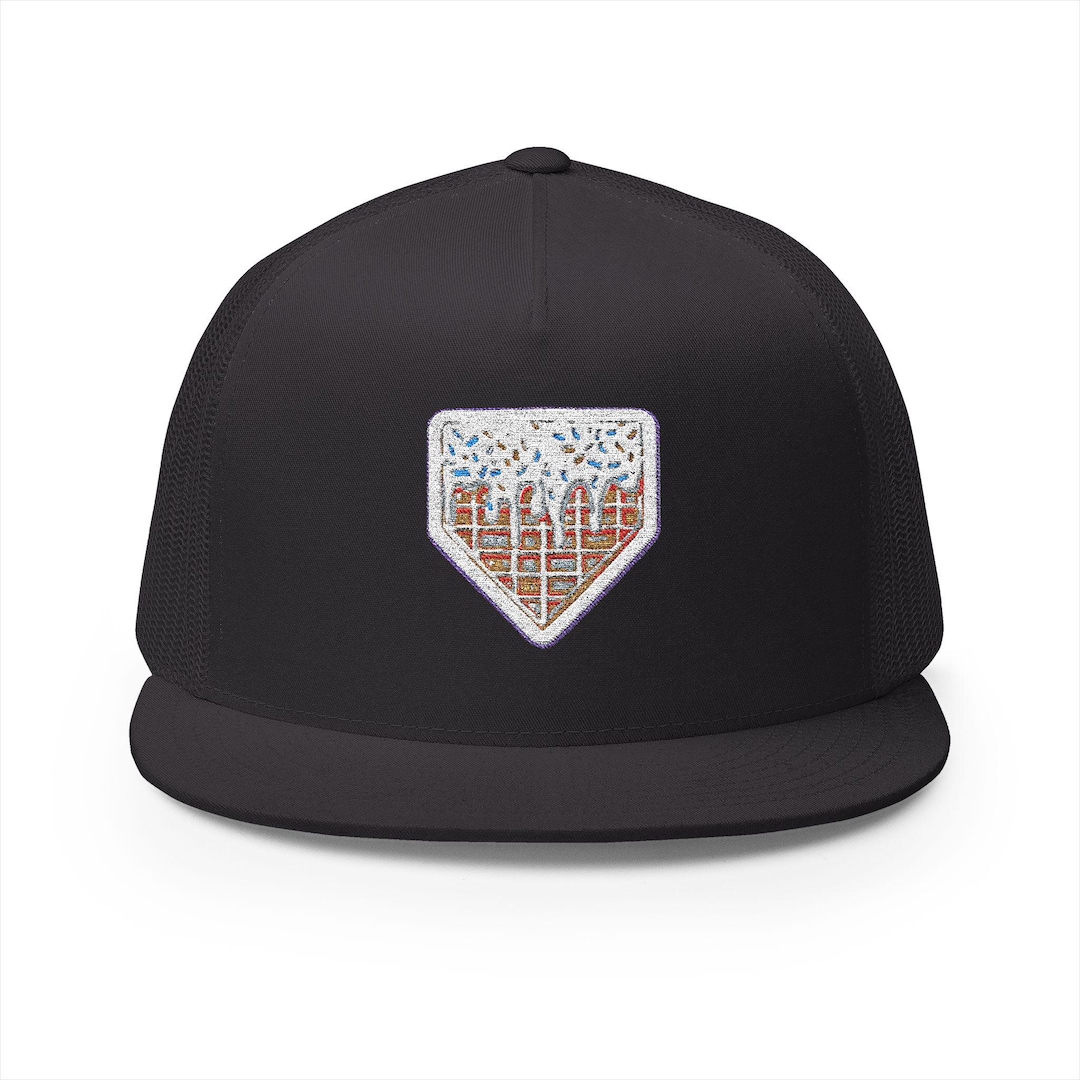 Baseball Drip Home Plate Drippy Sprinkle Cap, Trucker Hat for Sports ...