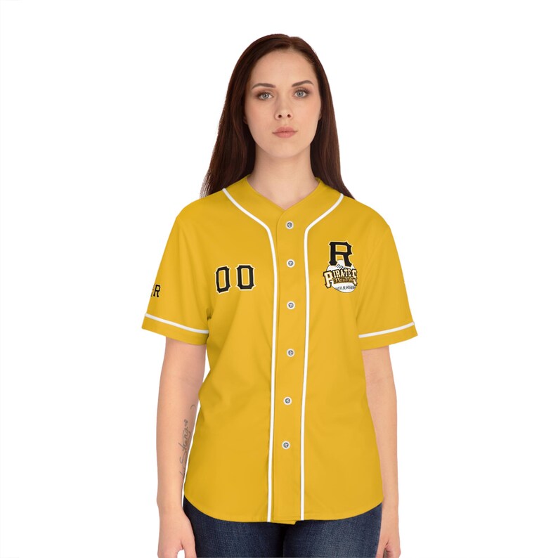 Custom BSBL Pirates Women's Baseball Jersey, Personalized Team Shirt ...