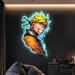 Anime Plexiglass Neon Sign – Custom Anime Neon Light | Otaku Wall Art ...