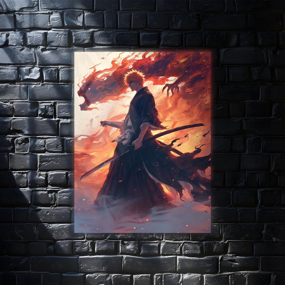 Anime Metal Wall Art, Anime Wall Art, Anime Poster, Anime Art, Metal ...