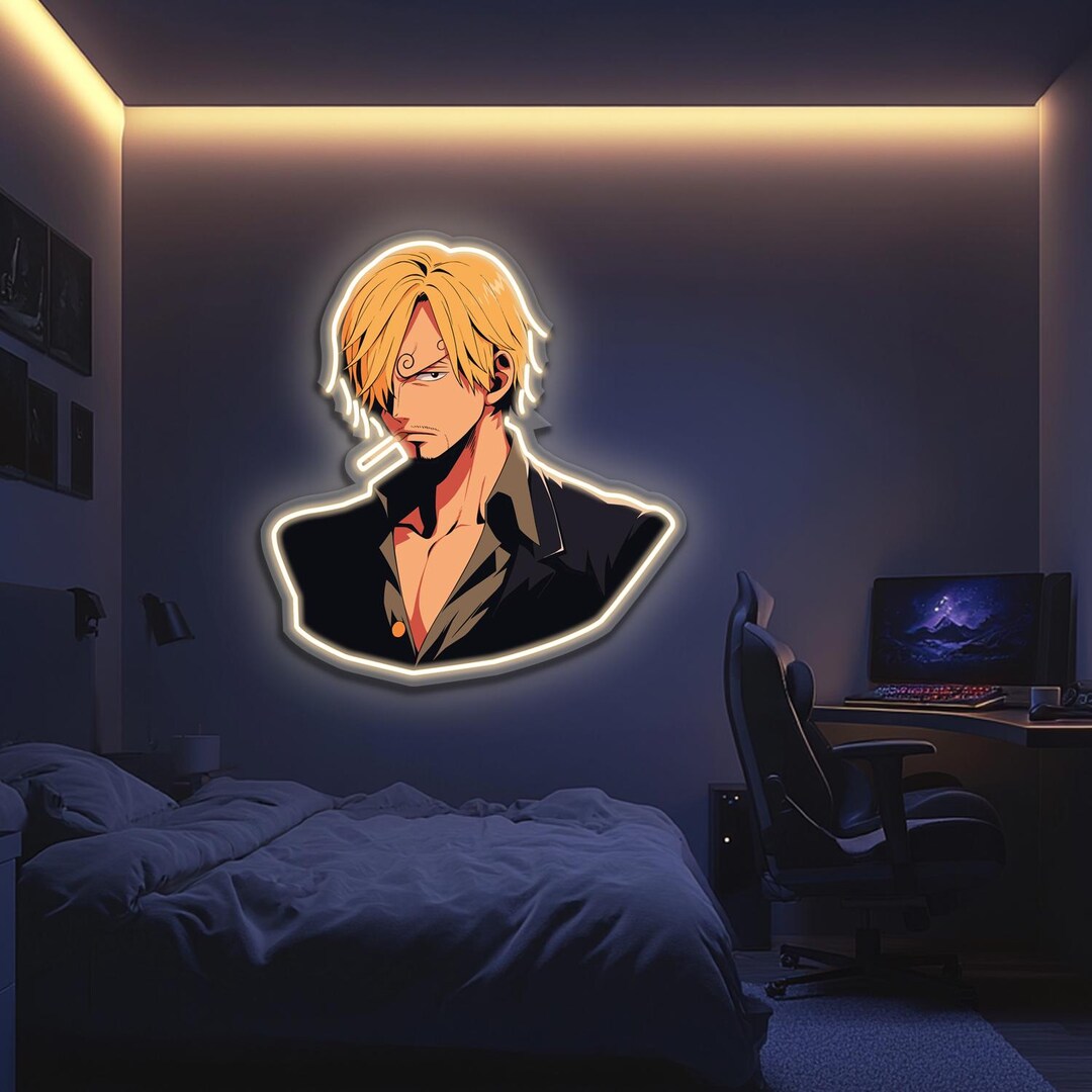 Anime Plexiglass Neon Art, Anime Neon Sign, Anime Neon Light Sign ...