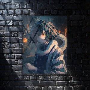 Anime Metal Wall Art – Modern Anime Poster for Otaku | UV Printed Metal ...