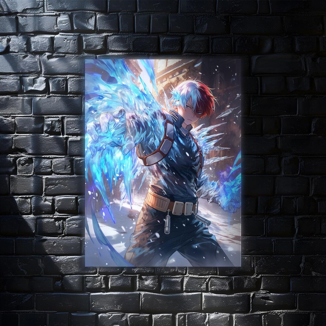 Anime Metal Wall Art – Modern Anime Poster for Otaku | UV Printed Metal ...