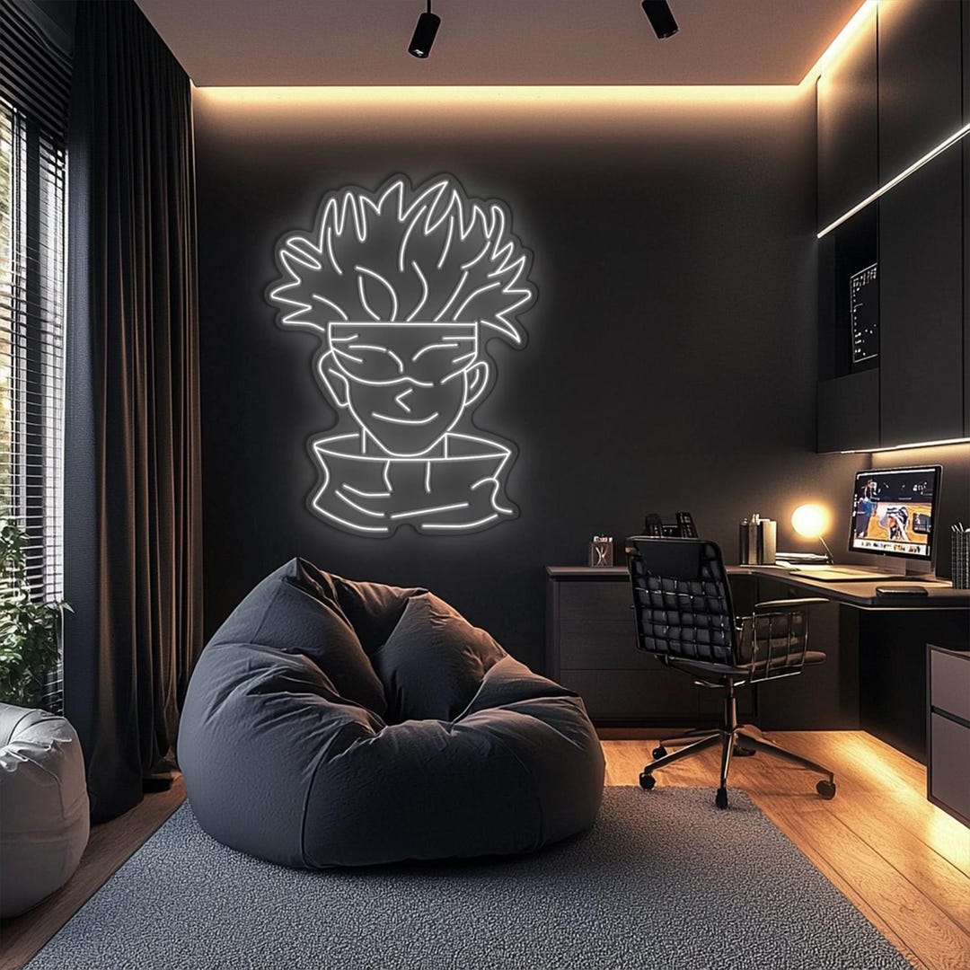 Anime Plexiglass Neon Art, Anime Neon Sign, Anime Neon Light Sign ...