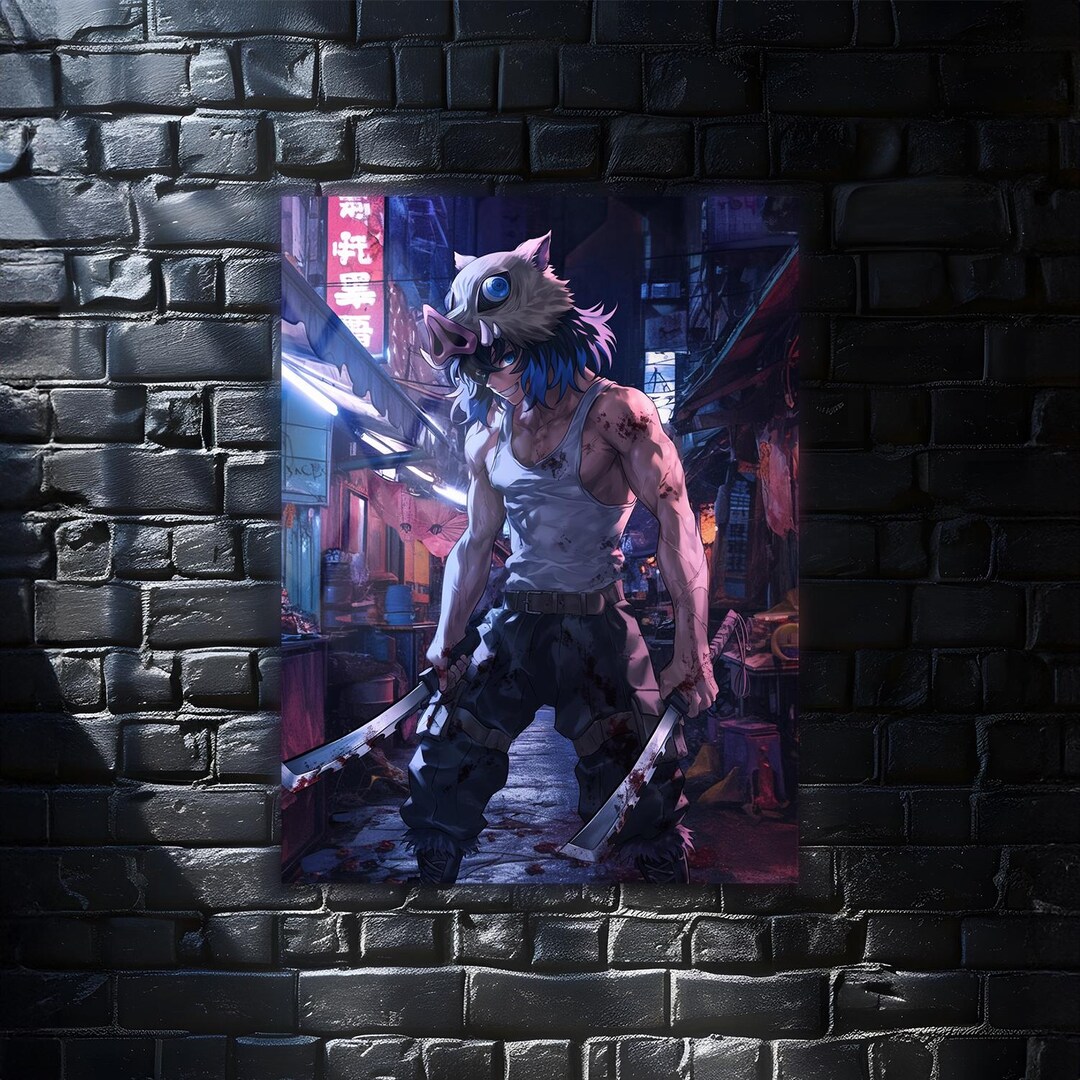 Anime Metal Wall Art – Modern Anime Poster for Otaku | UV Printed Metal ...