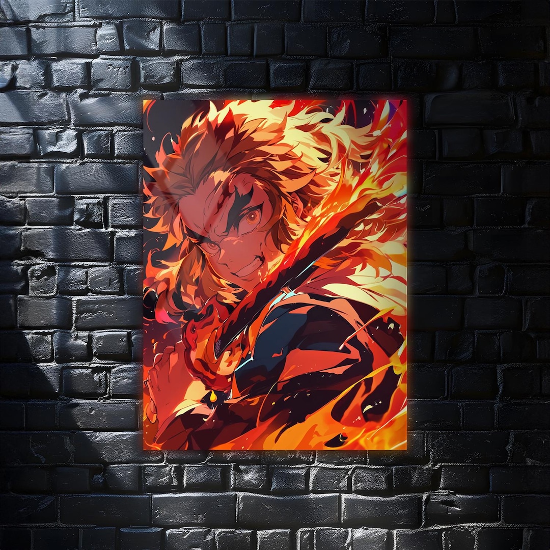 Anime Metal Wall Art, Anime Wall Art, Anime Poster, Anime Art, Metal ...