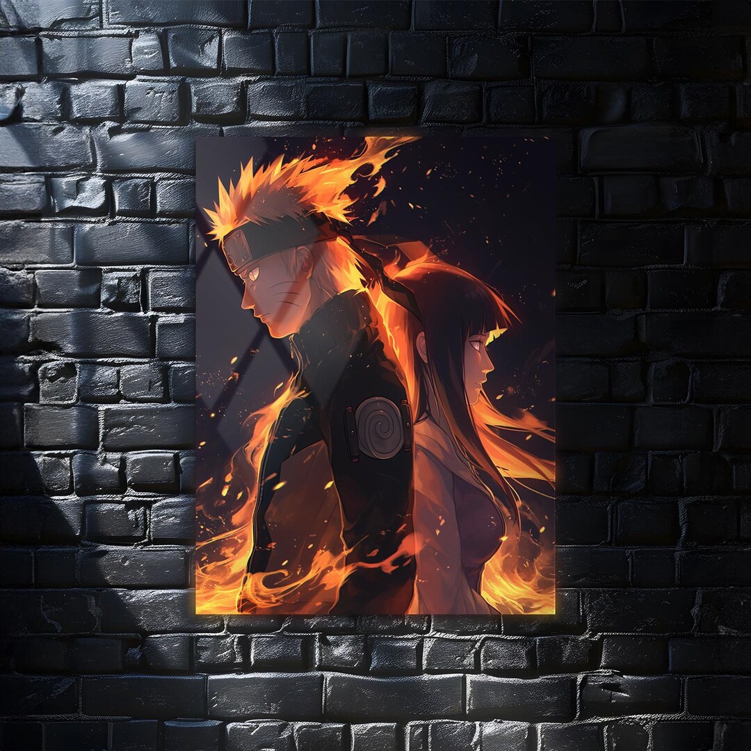 Anime Metal Wall Art – Modern Anime Poster for Otaku | UV Printed Metal ...
