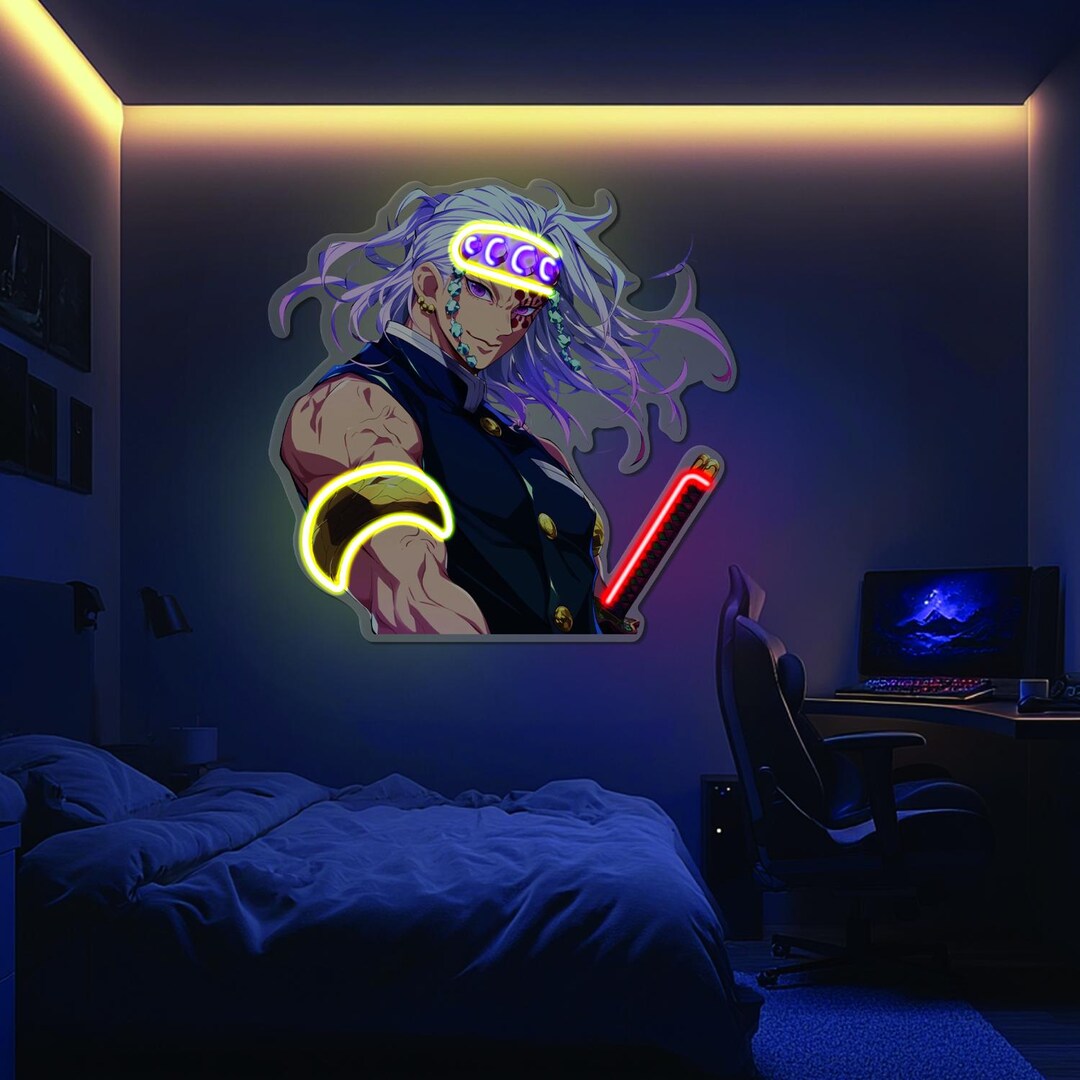 Anime Plexiglass Neon Art, Anime Neon Sign, Anime Neon Light Sign ...