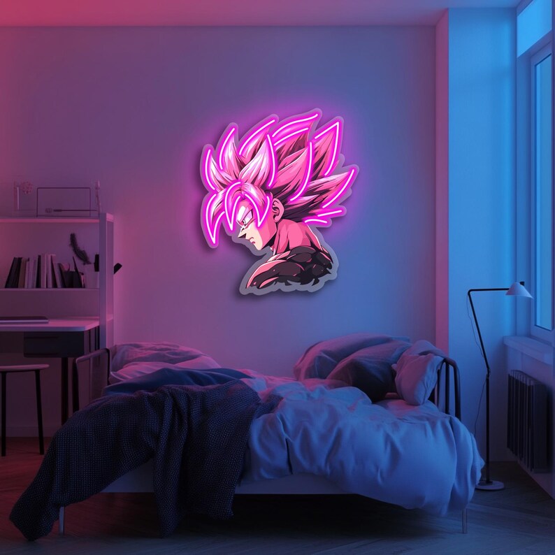 Anime Plexiglass Neon Art, Anime Neon Sign, Anime Neon Light Sign ...