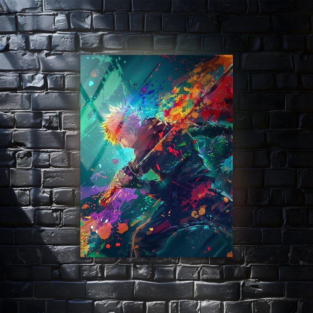 Anime Metal Wall Art, Anime Wall Art, Anime Poster, Anime Art, Metal ...