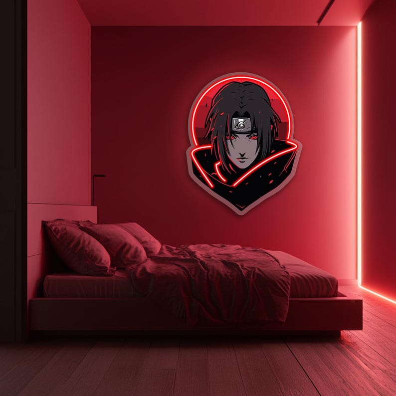 Anime Plexiglass Neon Art, Anime Neon Sign, Anime Neon Light Sign ...