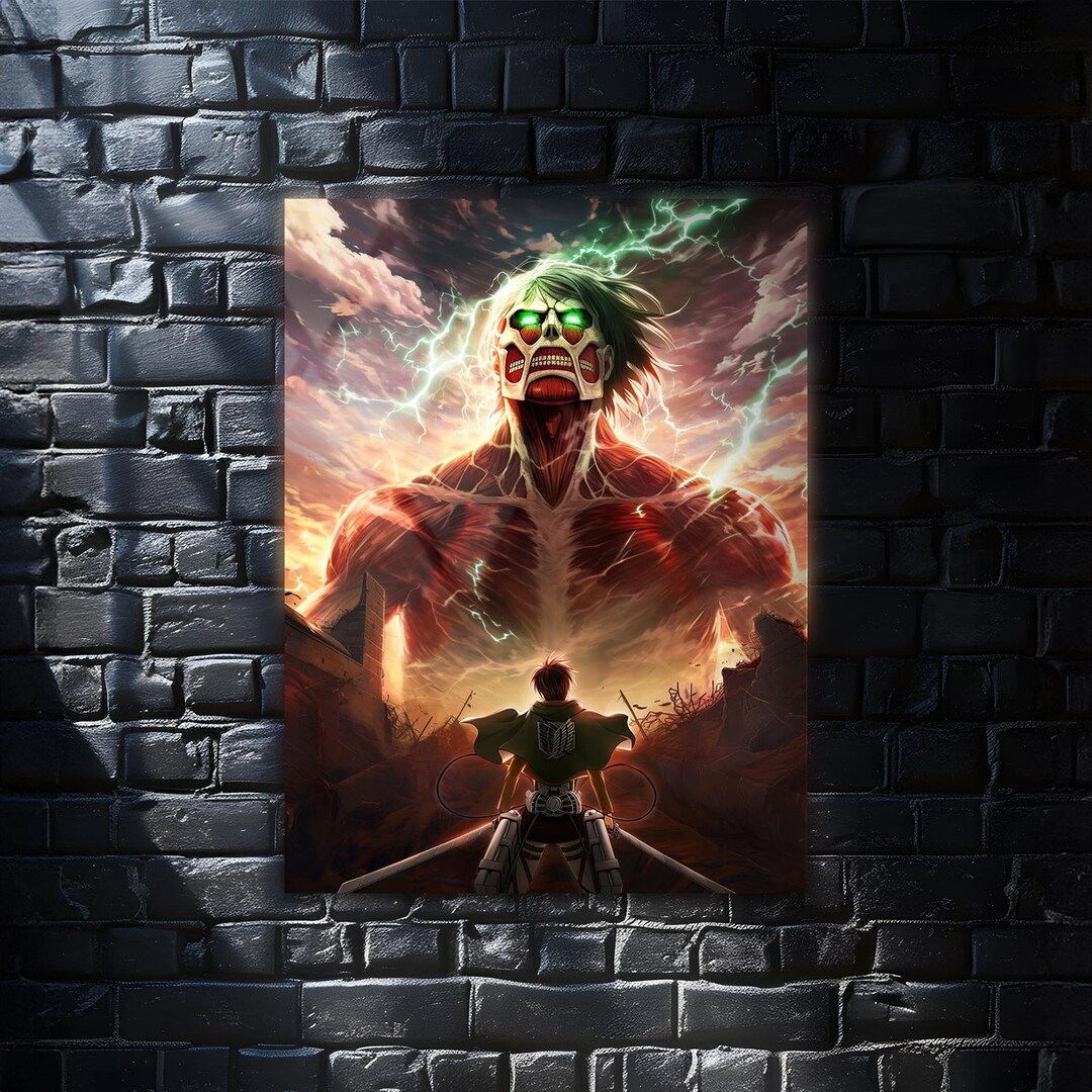 Anime Metal Wall Art, Anime Wall Art, Anime Poster, Anime Art, Metal ...