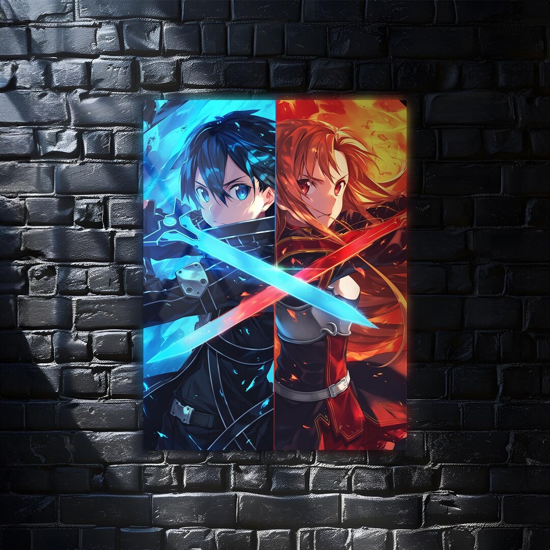 Anime Metal Wall Art, Anime Wall Art, Anime Poster, Anime Art, Metal ...