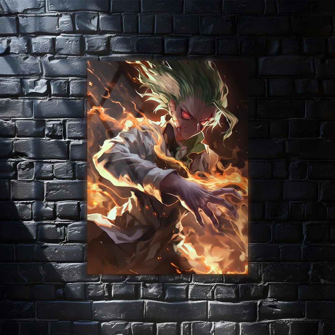 Anime Metal Wall Art, Anime Wall Art, Anime Poster, Anime Art, Metal ...
