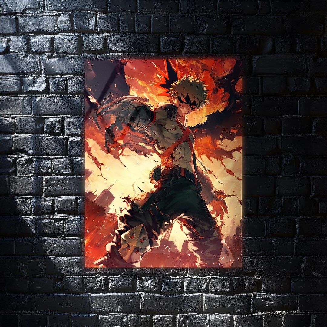 Anime Metal Wall Art, Anime Wall Art, Anime Poster, Anime Art, Metal ...