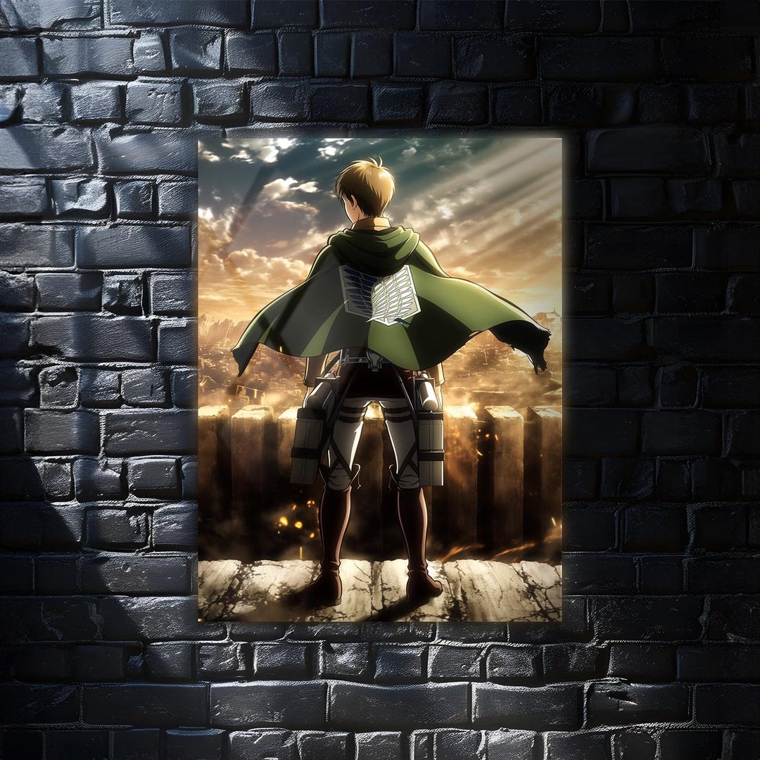 Anime Metal Wall Art – Modern Anime Poster for Otaku | UV Printed Metal ...