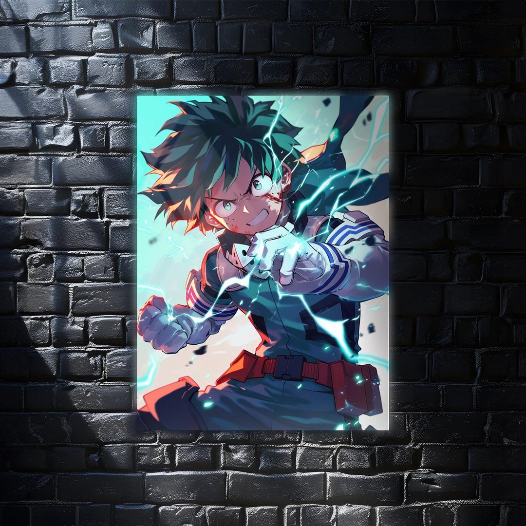 Anime Metal Wall Art, Anime Wall Art, Anime Poster, Anime Art, Metal ...