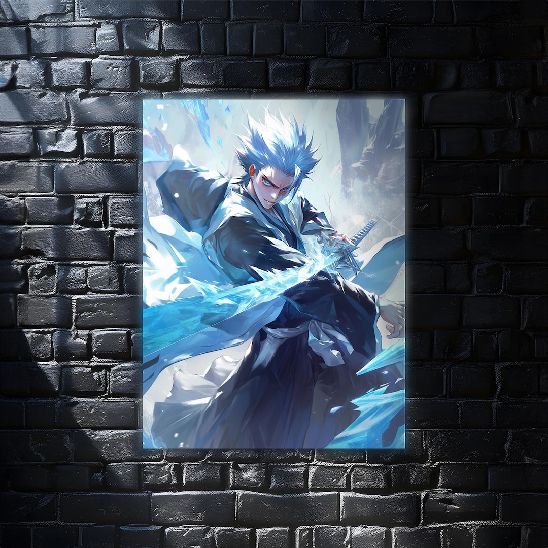 Anime Metal Wall Art – Modern Anime Poster for Otaku | UV Printed Metal ...