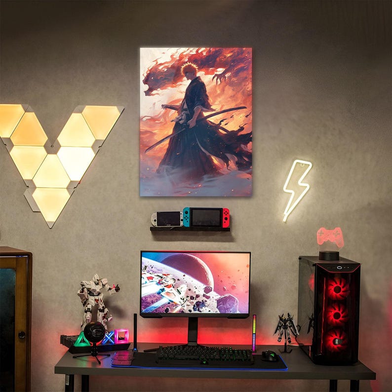 Anime Metal Wall Art, Anime Wall Art, Anime Poster, Anime Art, Metal ...