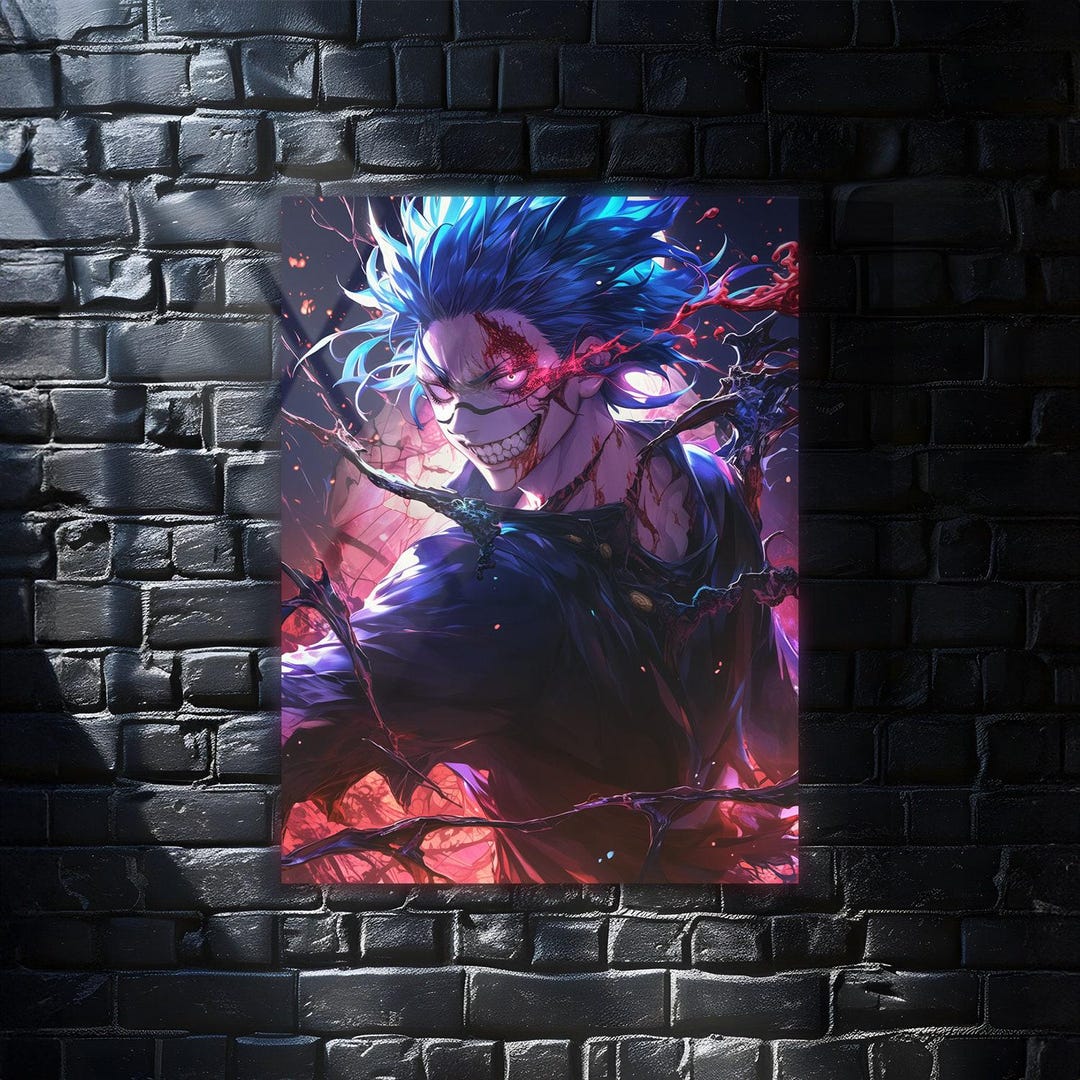 Anime Metal Wall Art, Anime Wall Art, Anime Poster, Anime Art, Metal ...