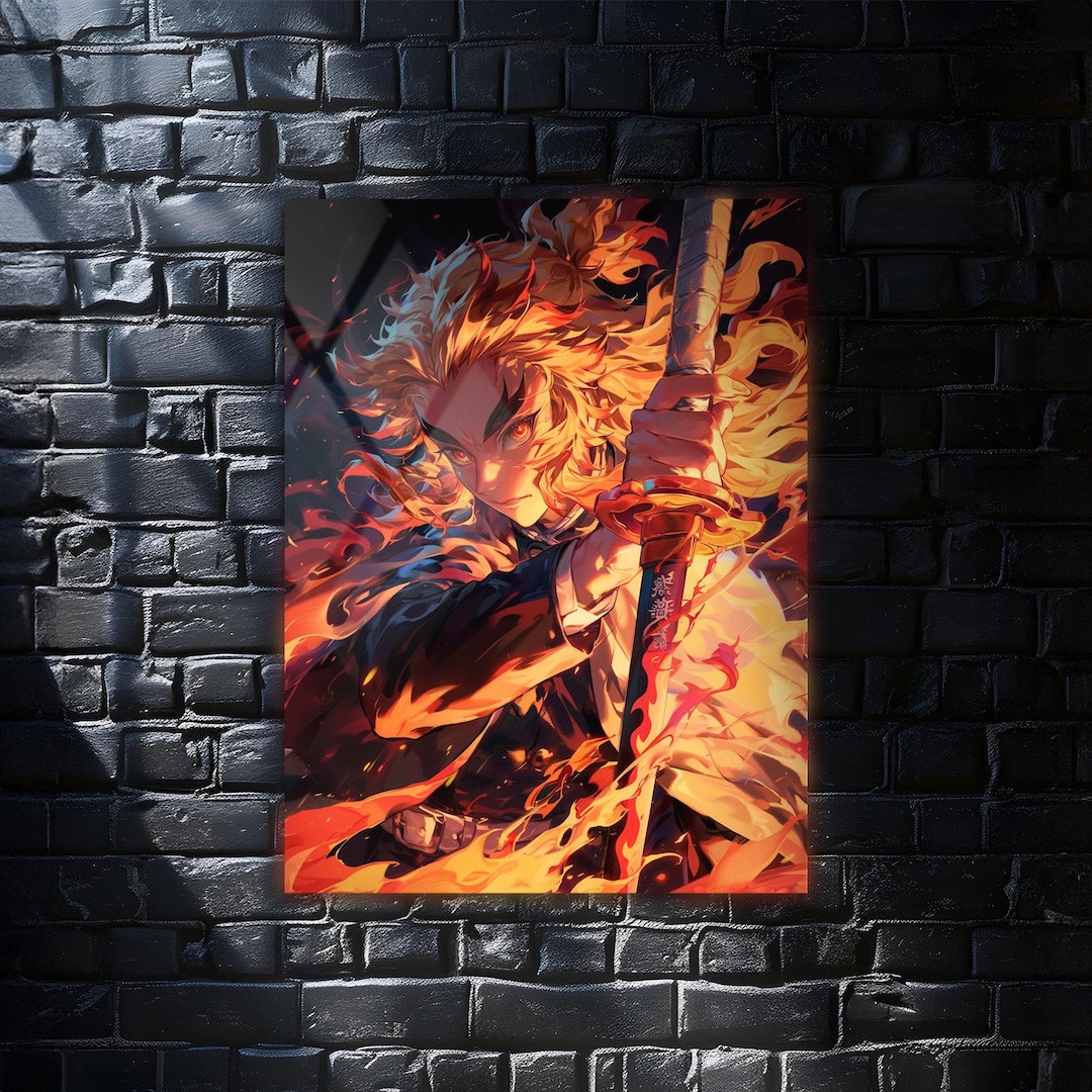 Anime Metal Wall Art, Anime Wall Art, Anime Poster, Anime Art, Metal ...