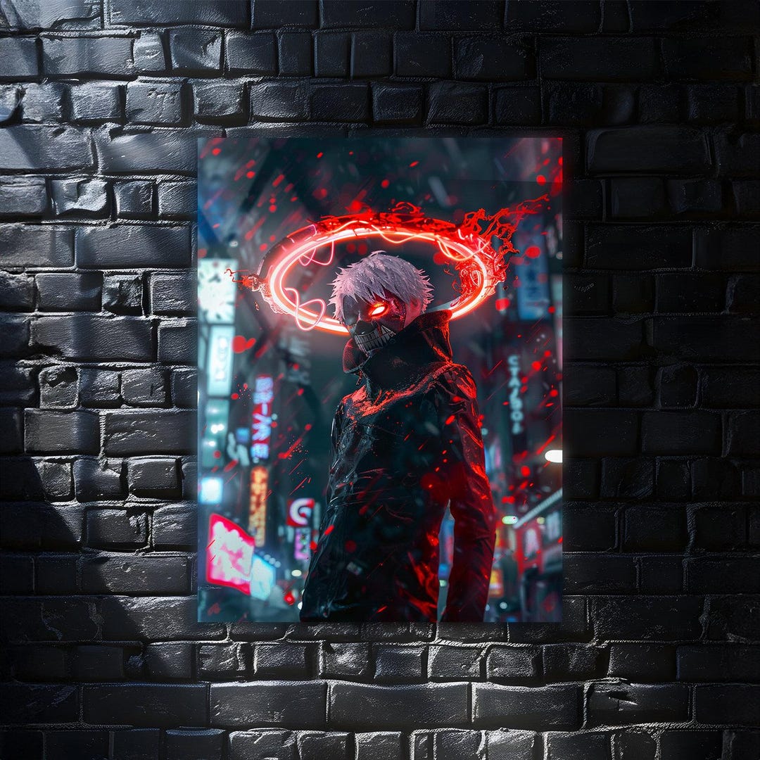 Anime Metal Wall Art – Modern Anime Poster for Otaku | UV Printed Metal ...