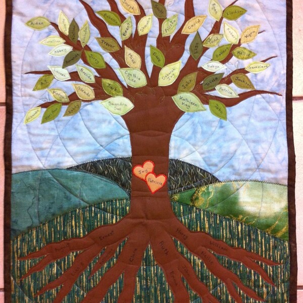 Family Tree Quilt - Etsy