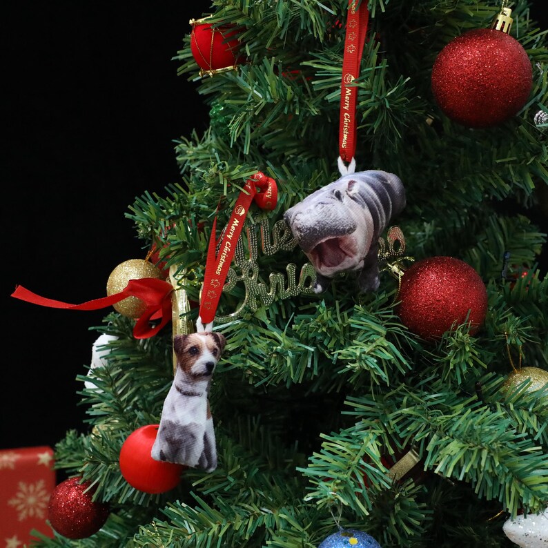 Moo deng Christmas decorations moo deng moo deng pendant Hippo car ...