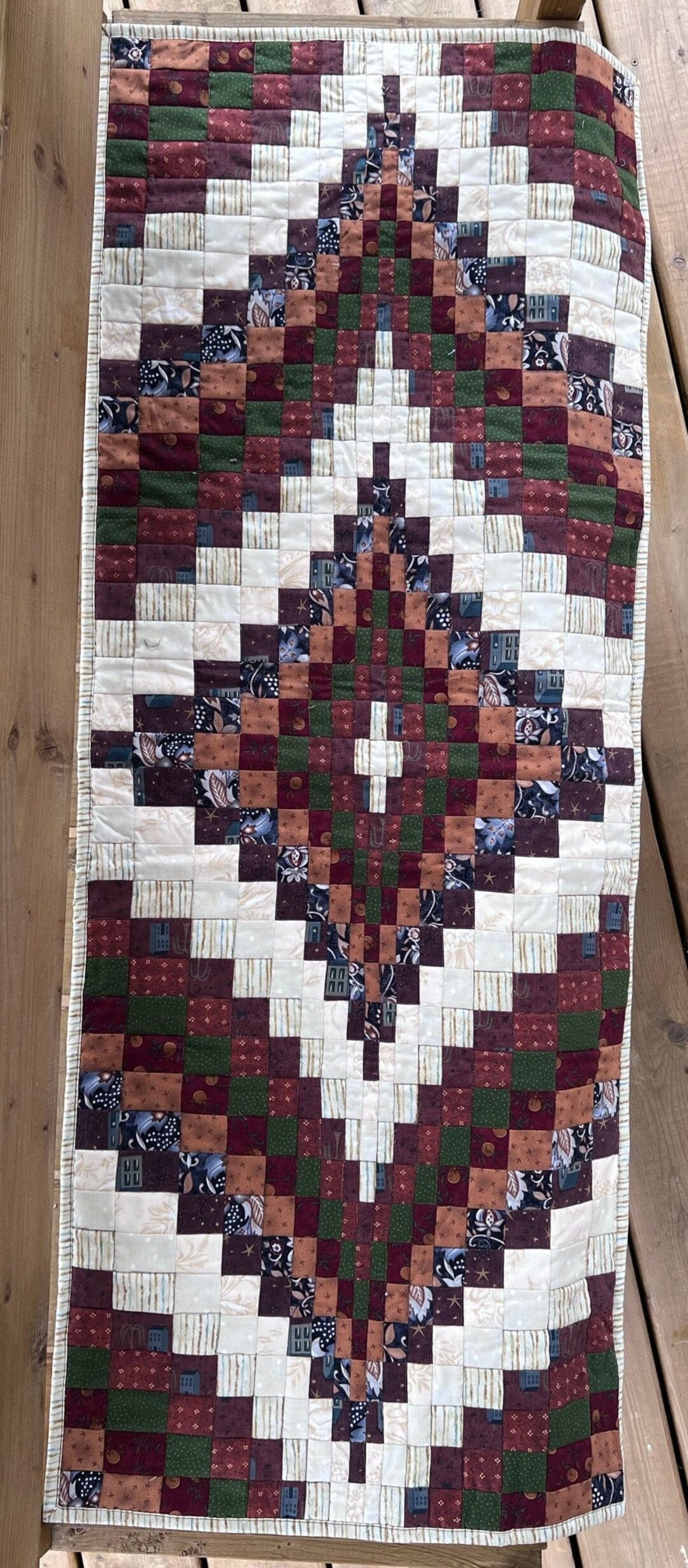 Fall Bargello Table Runner and 6 Placemats - Etsy