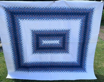 Vintage, Boston Commons Quilt. From Texas. Hand Stitched. Vibrant ...