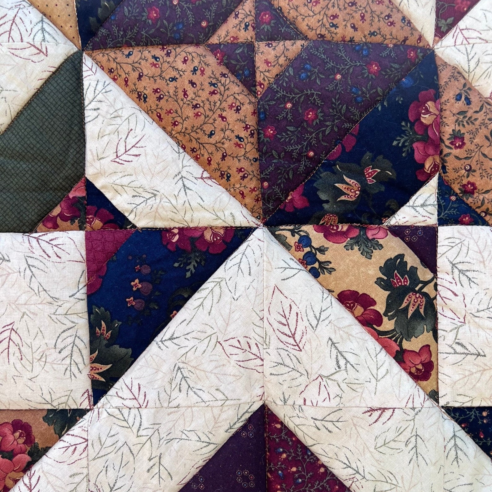 Autumn Stars Twin/double Quilt - Etsy