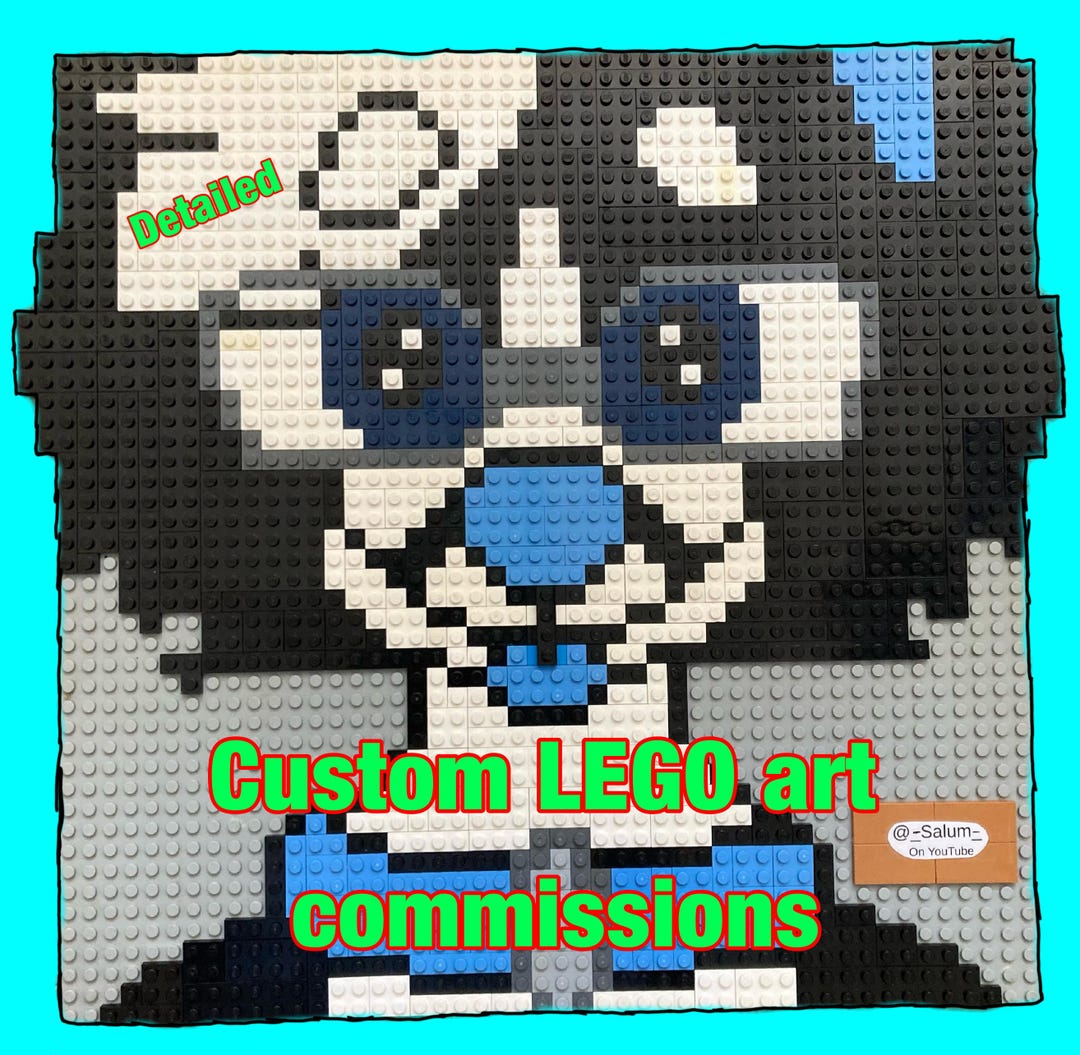 Custom Furry LEGO Pixel Art Commission - Etsy