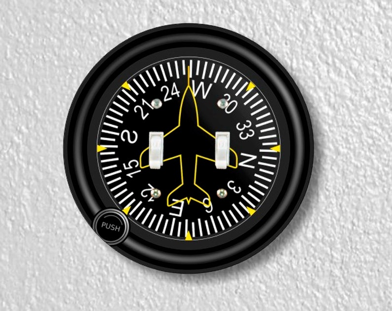 Direction Heading Indicator Aviation Precision Laser Cut Toggle and ...