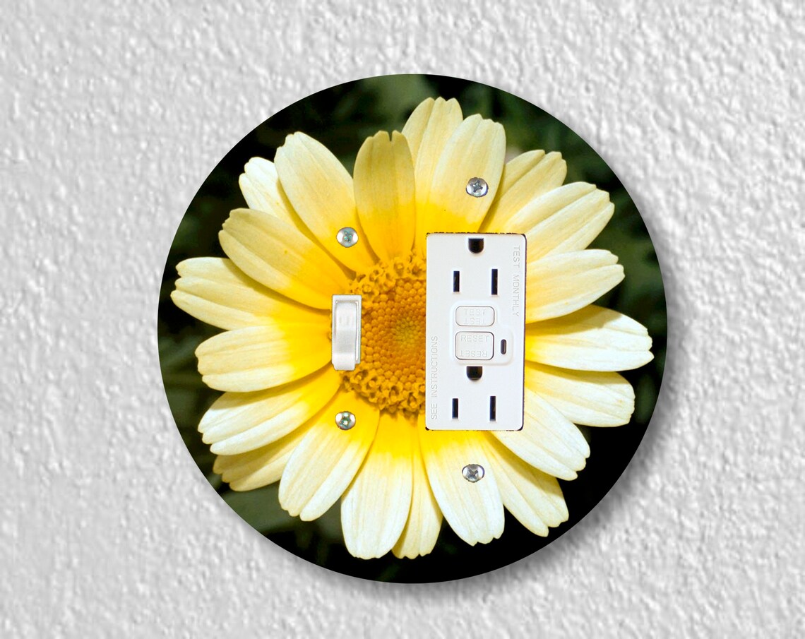 Yellow Daisy Flower Precision Laser Cut Duplex and Grounded - Etsy
