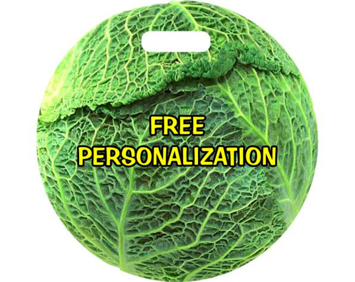 Cabbage Round Personalized Luggage Bag Tag - Etsy