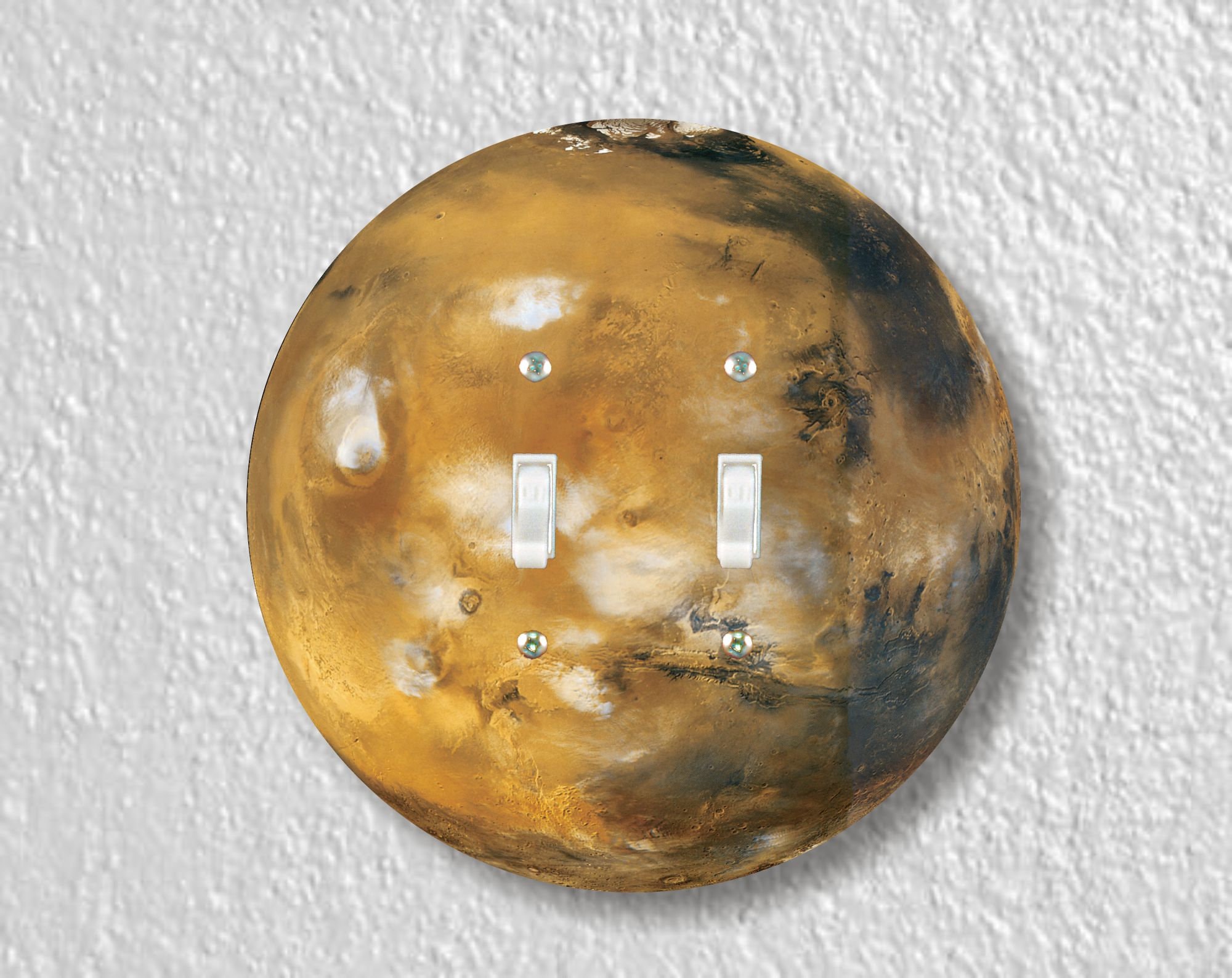 Planet Mars Space Precision Laser Cut Toggle and Decora Rocker Round ...