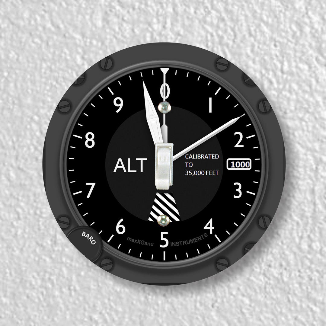 Altimeter Aviation Precision Laser Cut Toggle and Decora Rocker Round ...