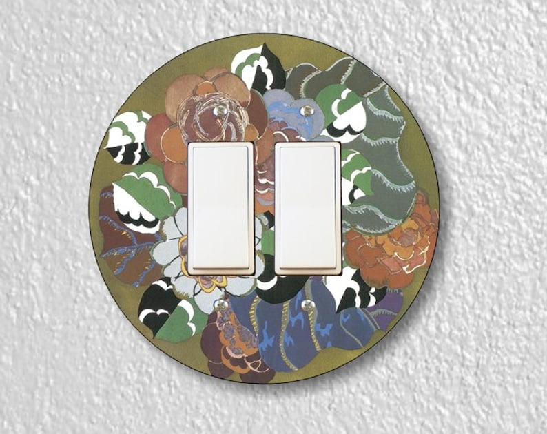 Floral Art Deco Art Nouveau Precision Laser Cut Toggle and | Etsy